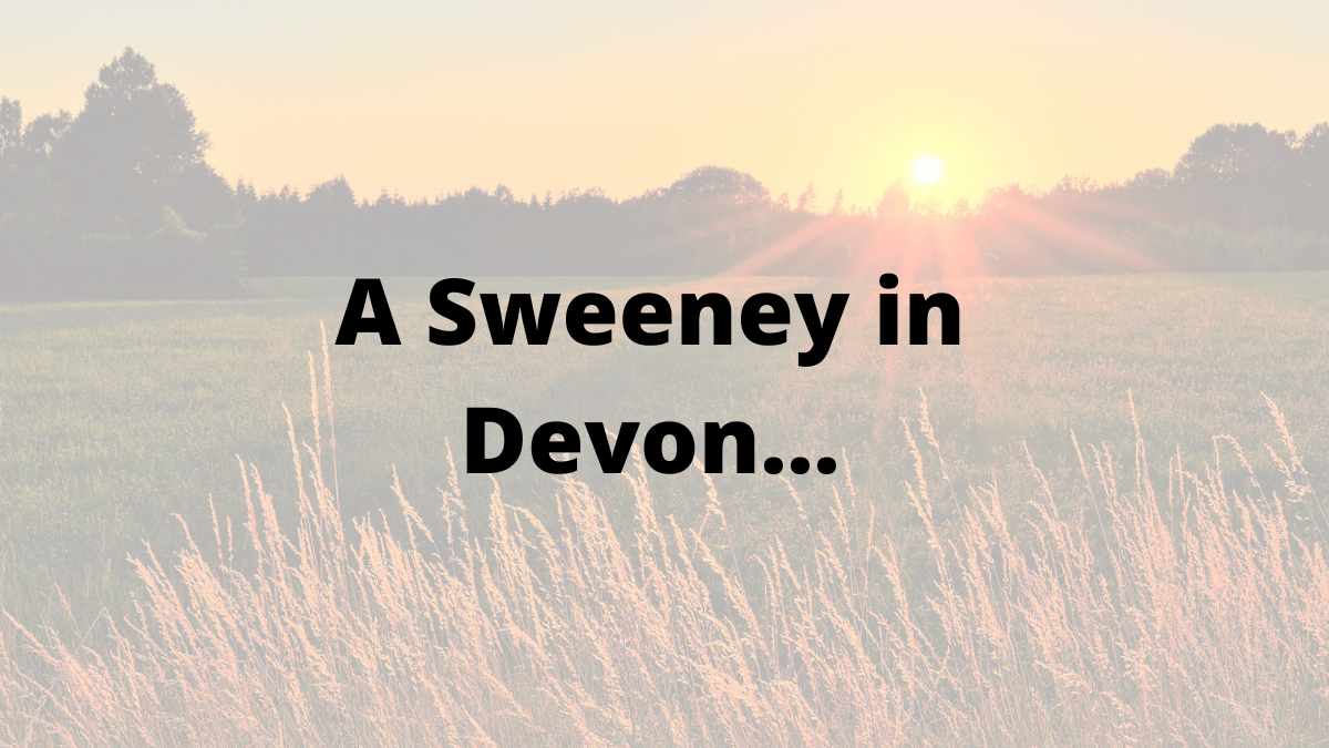 A Sweeney in Devon… – Sweeney's Blogs