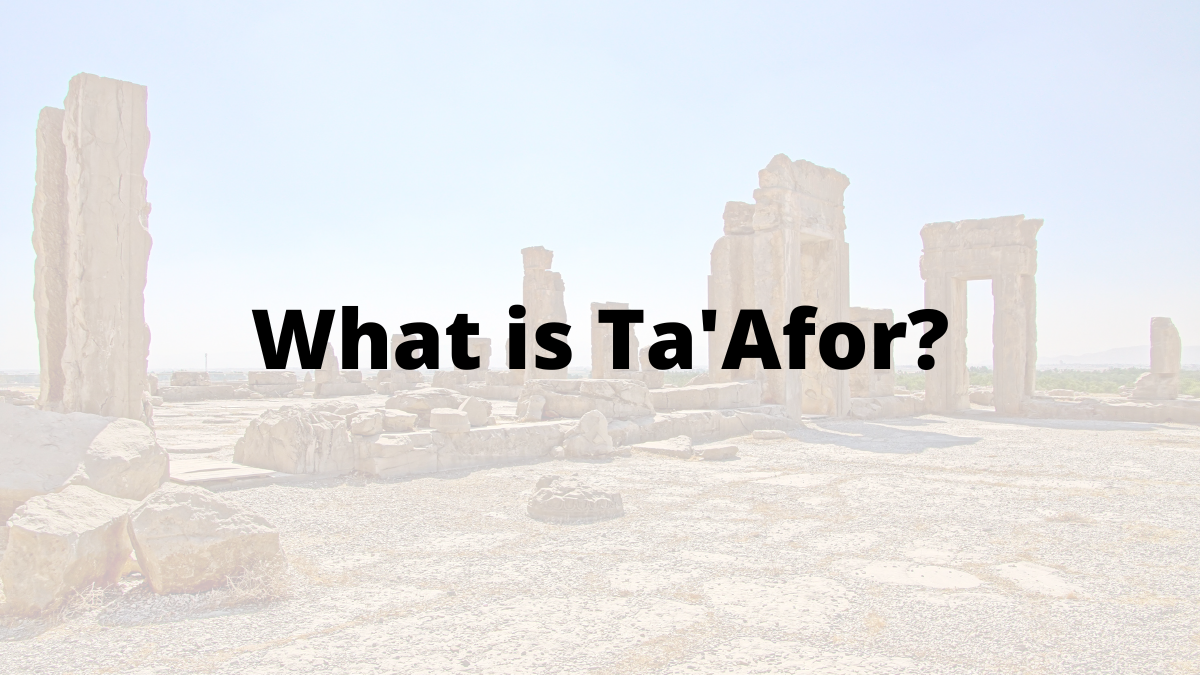 What is Ta’Afor? – Sweeney's Blogs